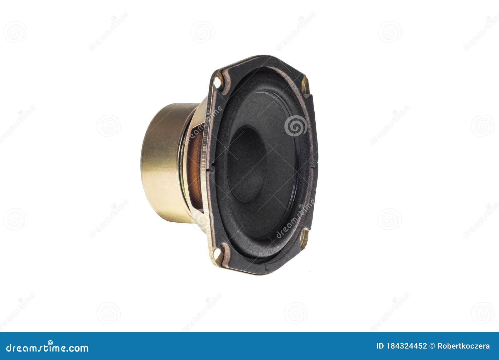 Speaker Woofer stock photo. Image of speaker, isolated - 184324452