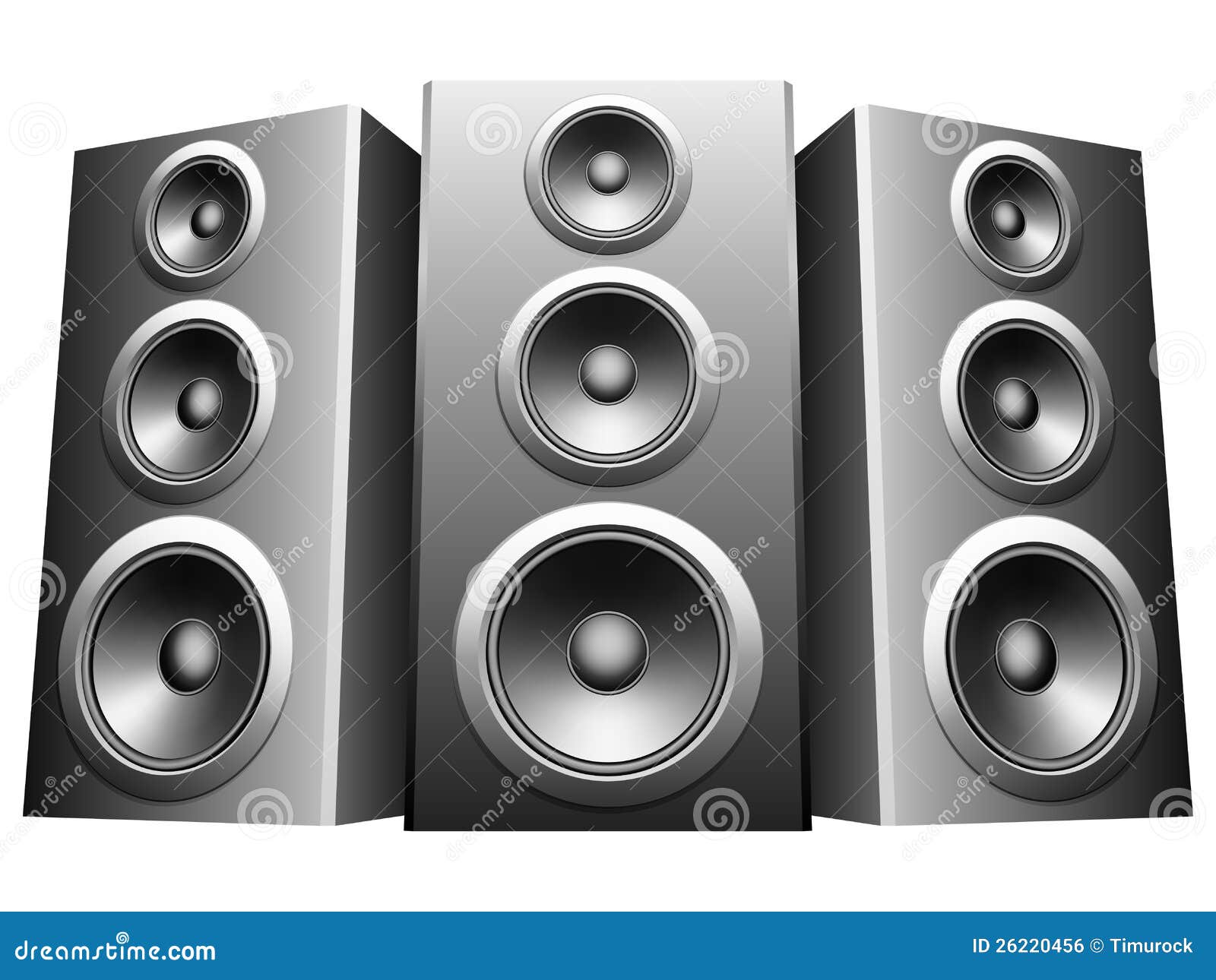 Speakers. stock vector. Illustration of audio, closeup - 26220456