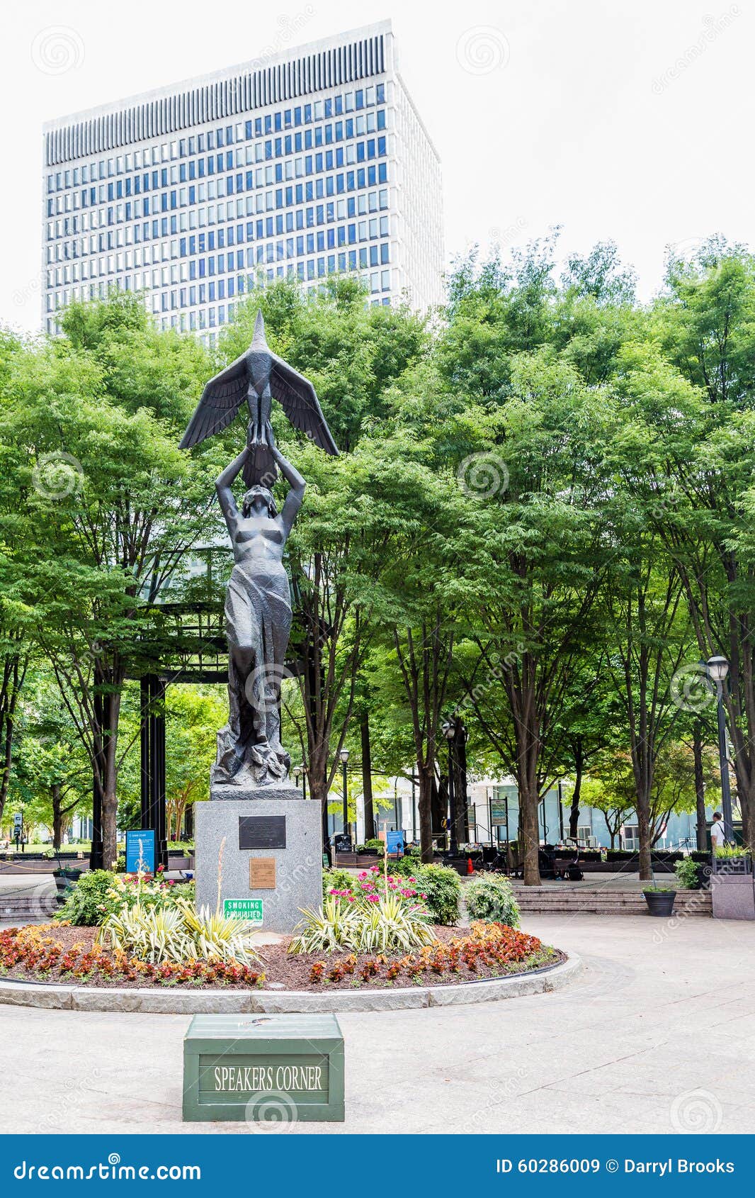 Speakers Corner at Phoenix Statue Editorial Stock Image - Image of park ...