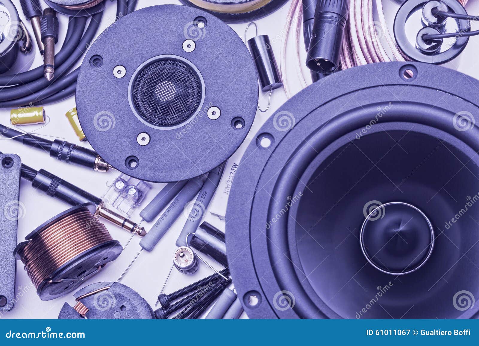 Speakers parts stock image. Image of music, jack, isolated - 61011067