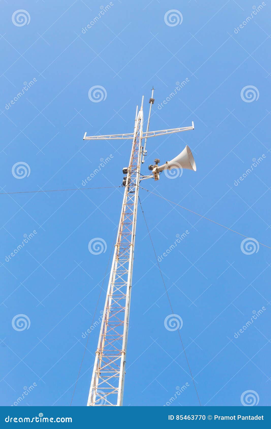 Speakers of a Public Address System Stock Photo - Image of inform ...