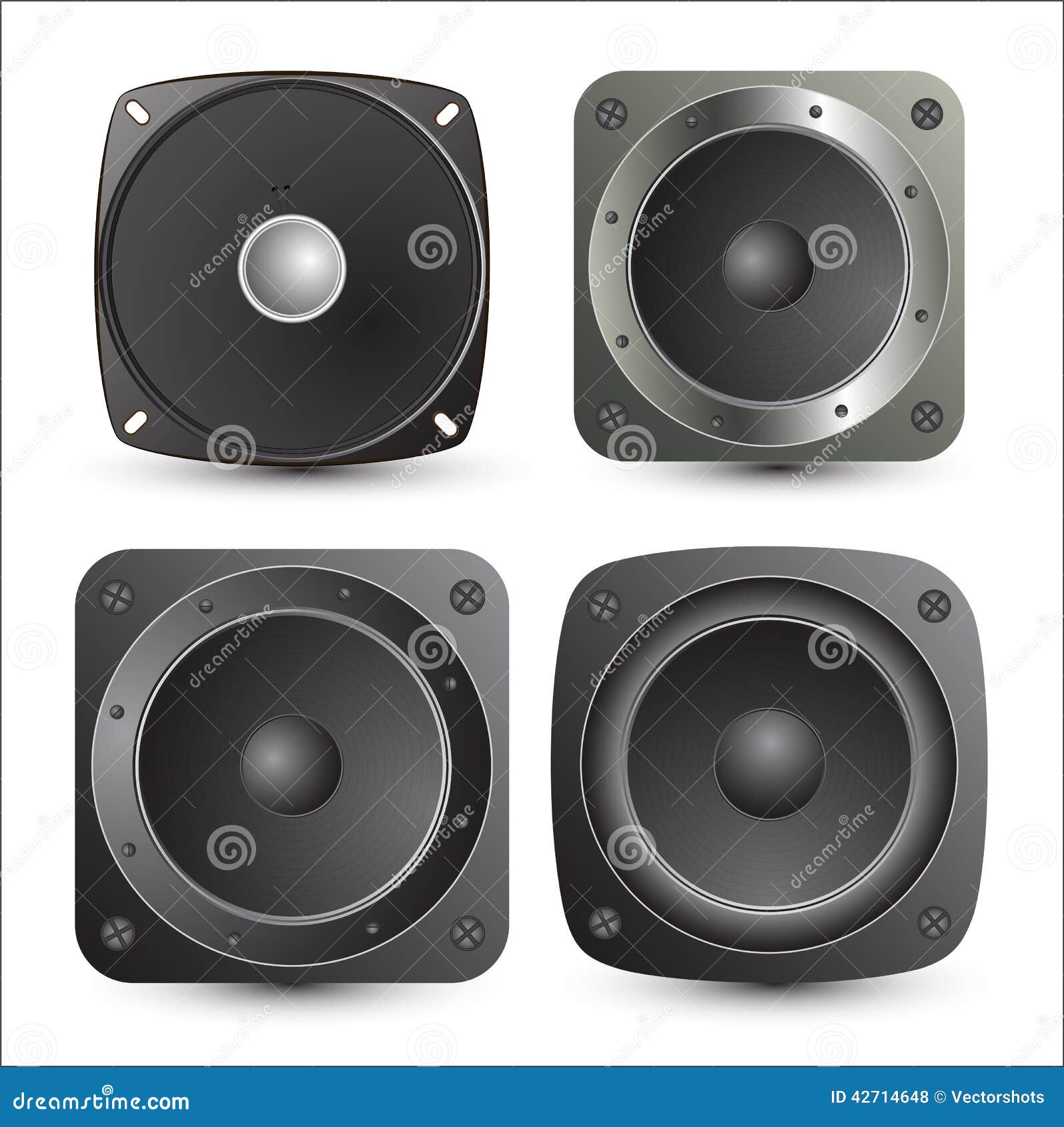 Speakers Vectors stock illustration. Illustration of loudspeaker - 42714648