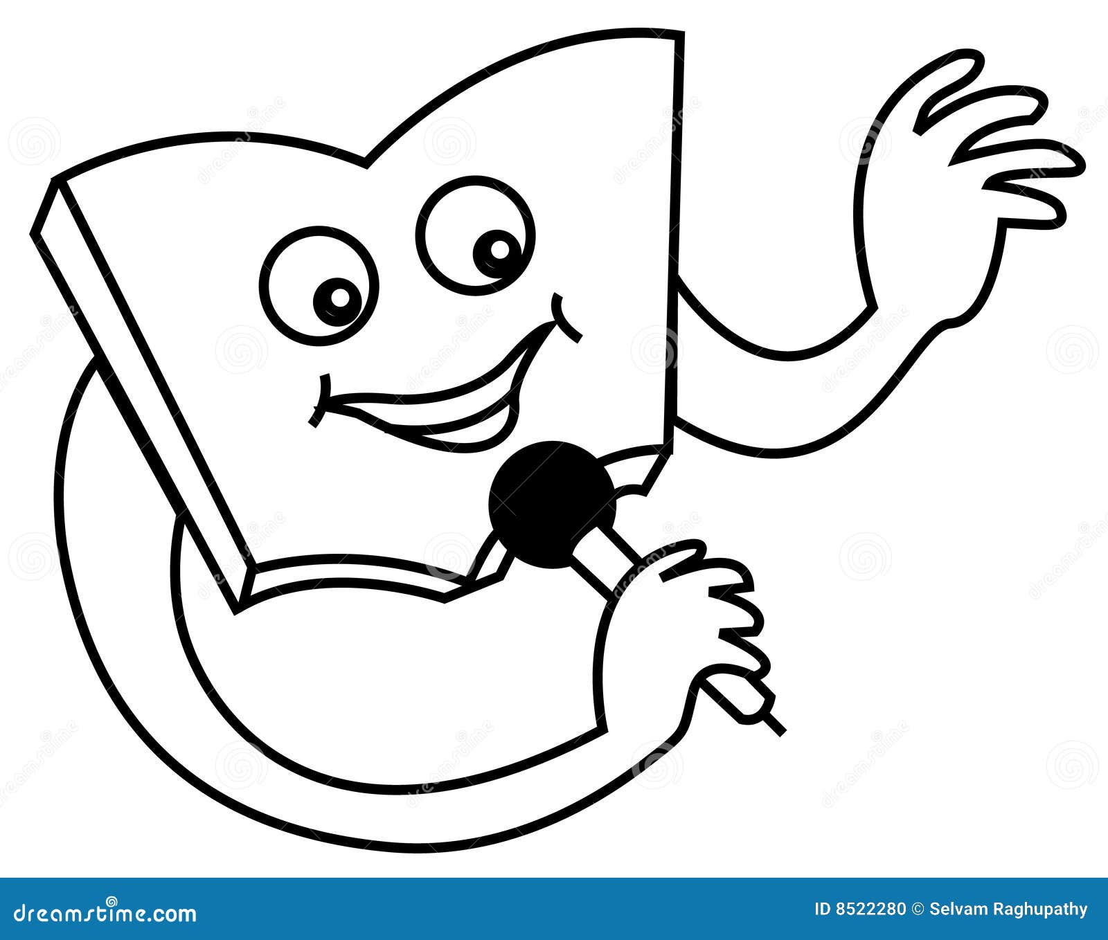 Speaking book stock vector. Illustration of effect, instrumental - 8522280