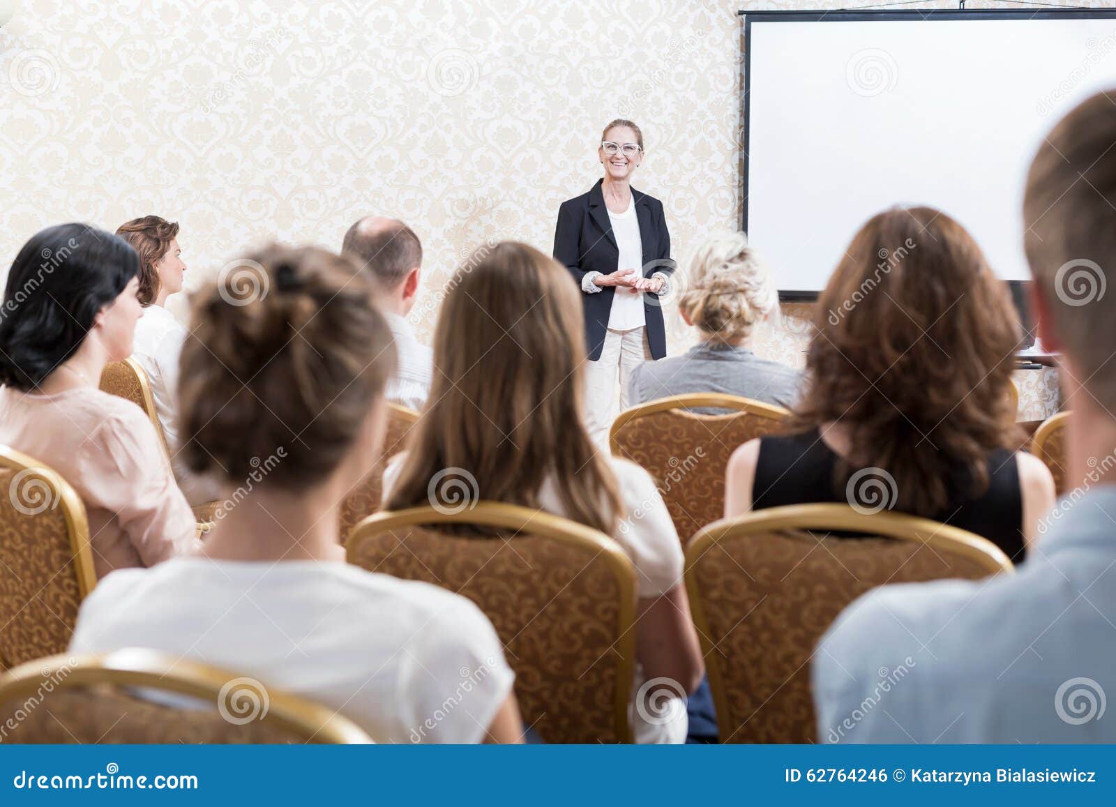 Public Speaking In The Square During A Political Demonstration With ...
