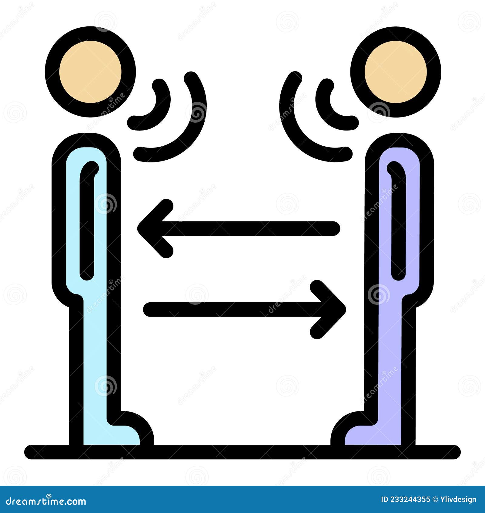 Speaking Foreign Language Fluently 2D Vector Isolated Illustration Set ...