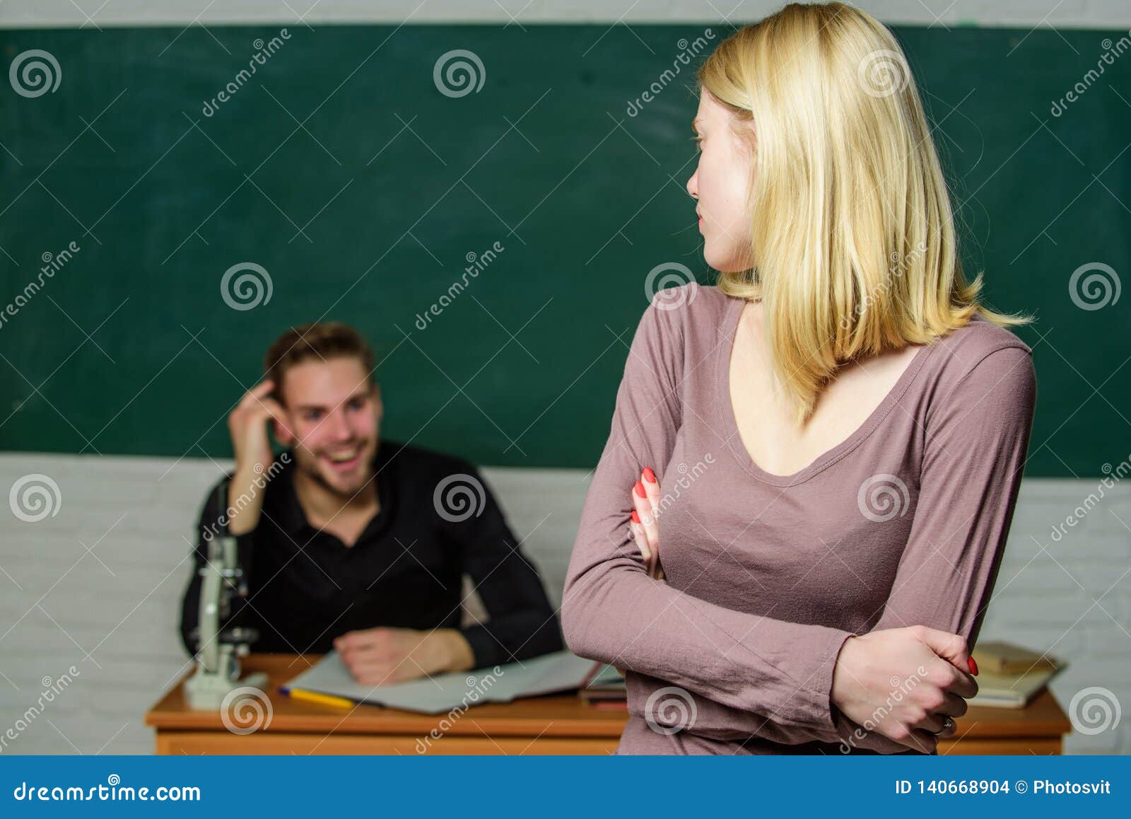 Speaking in Front of the Class. University Student. High School Student ...