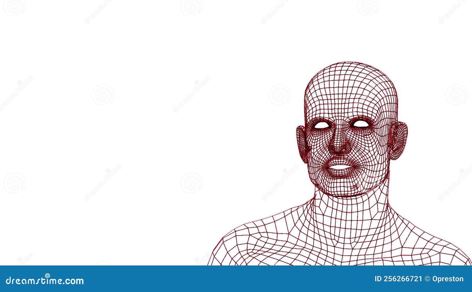 Speaking Human Head. Talking Mesh Head Stock Video - Video of grid ...