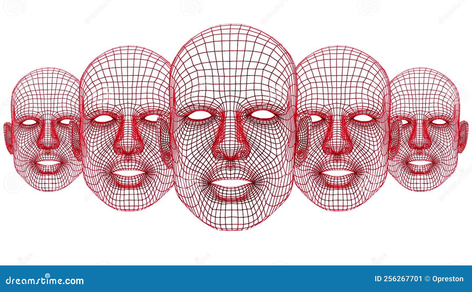 Speaking Human Head. Talking Mesh Head Stock Video - Video of head ...