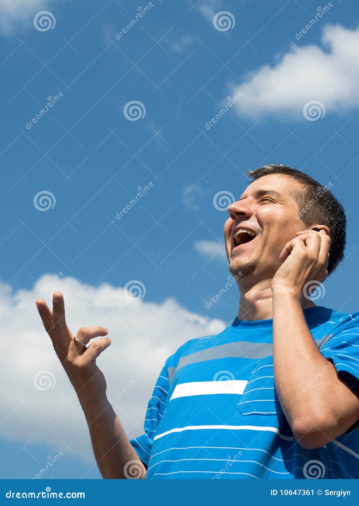 Speaking man stock image. Image of funny, nose, white - 10647361