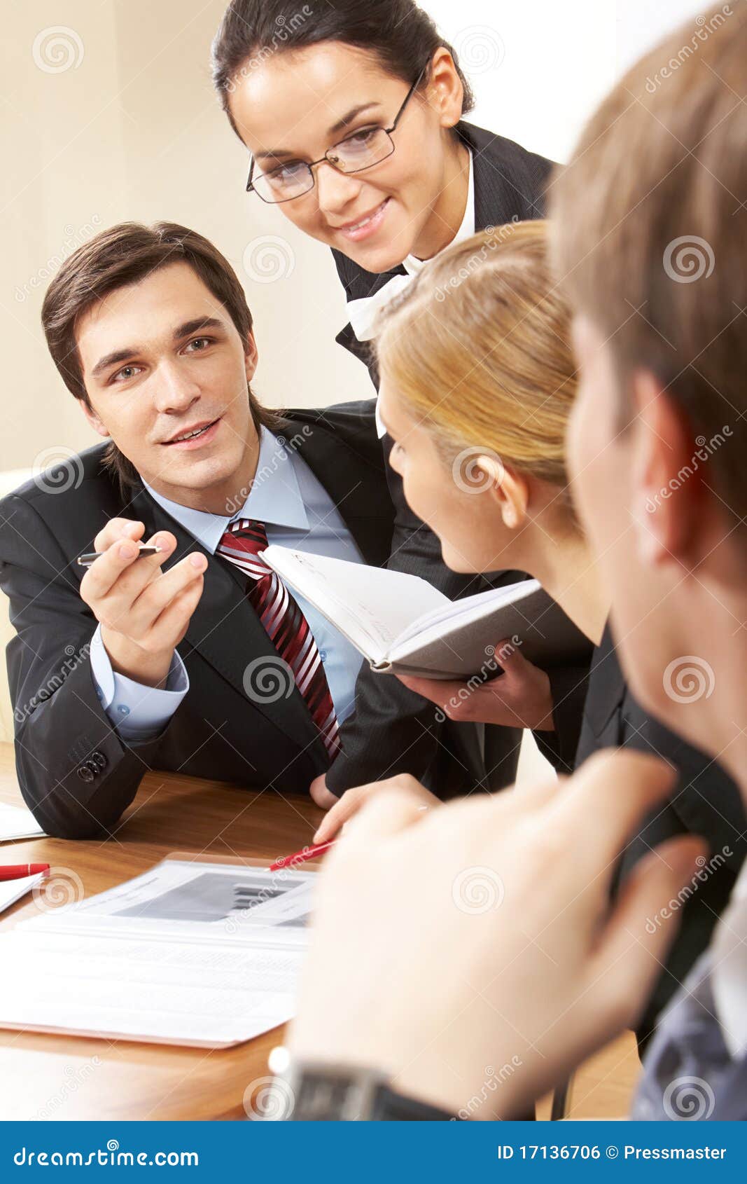 Speaking man stock photo. Image of communicating, contemporary - 17136706