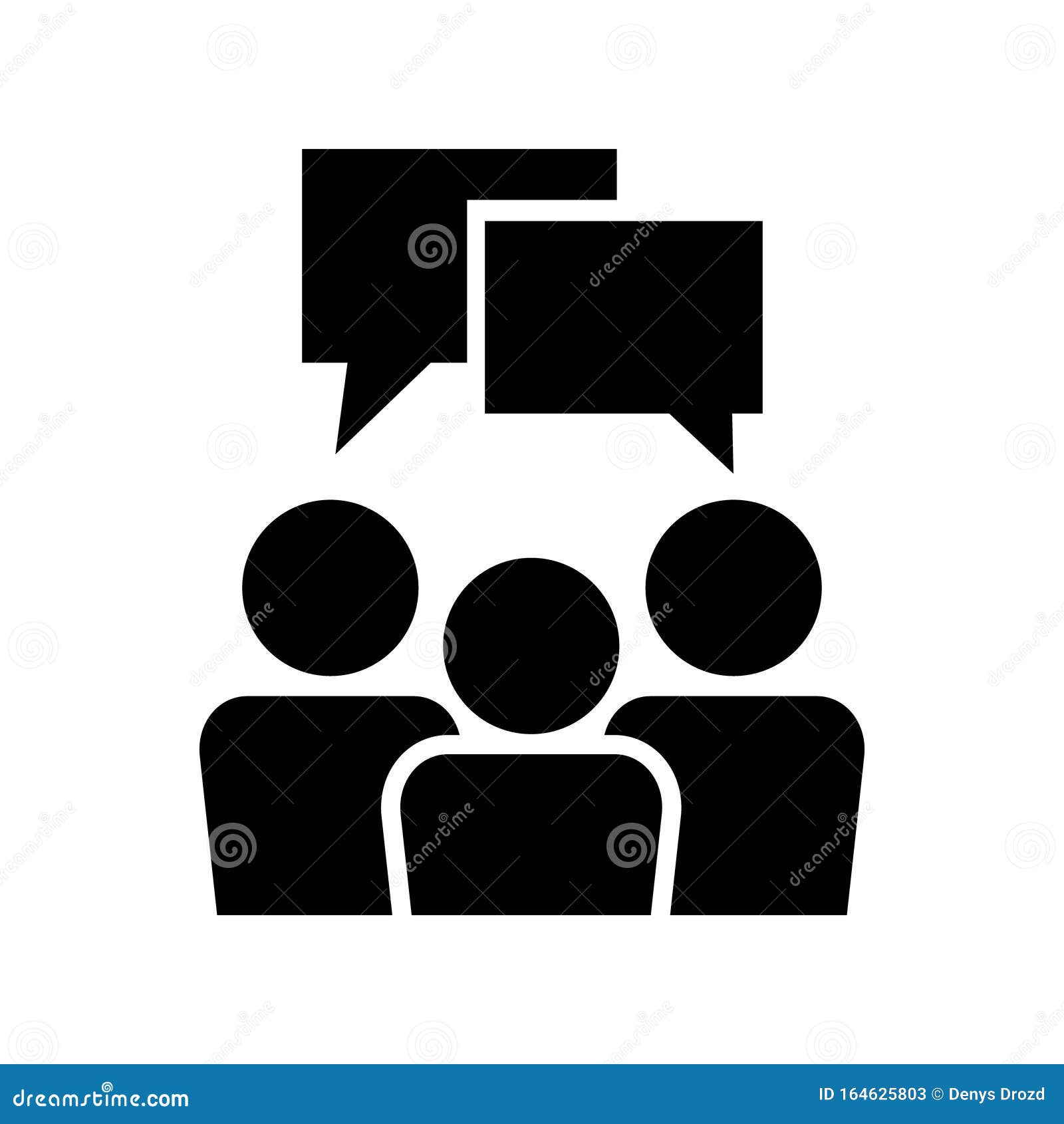 Speaking People Vector Icon. Talk Sign. Speak Illustration Symbol Stock ... Speaking People Vector Icon. Talk Sign. Speak Illustration Symbol Stock ...