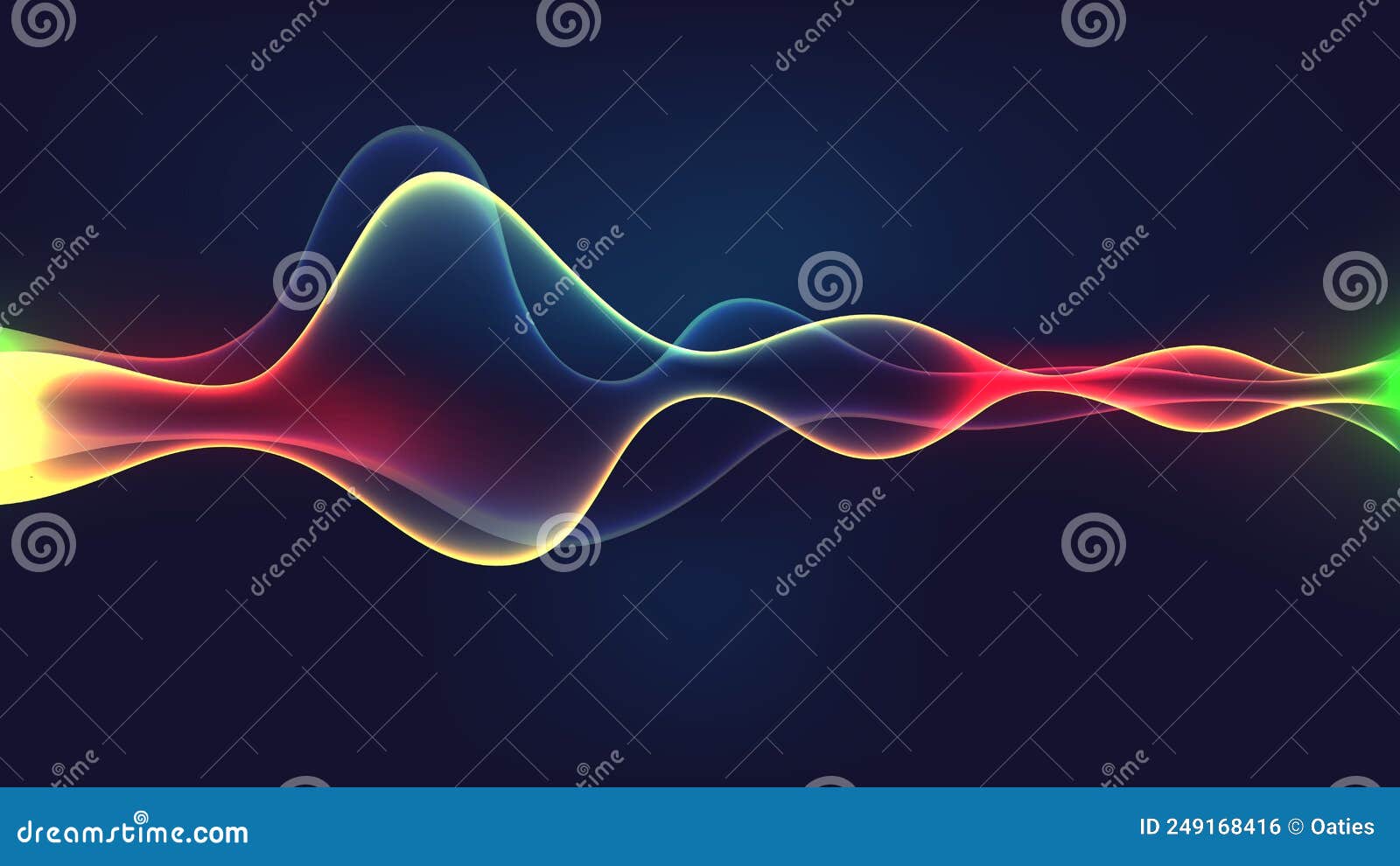 Speaking Sound Wave Effect Illustration Vector Background Stock Vector ...