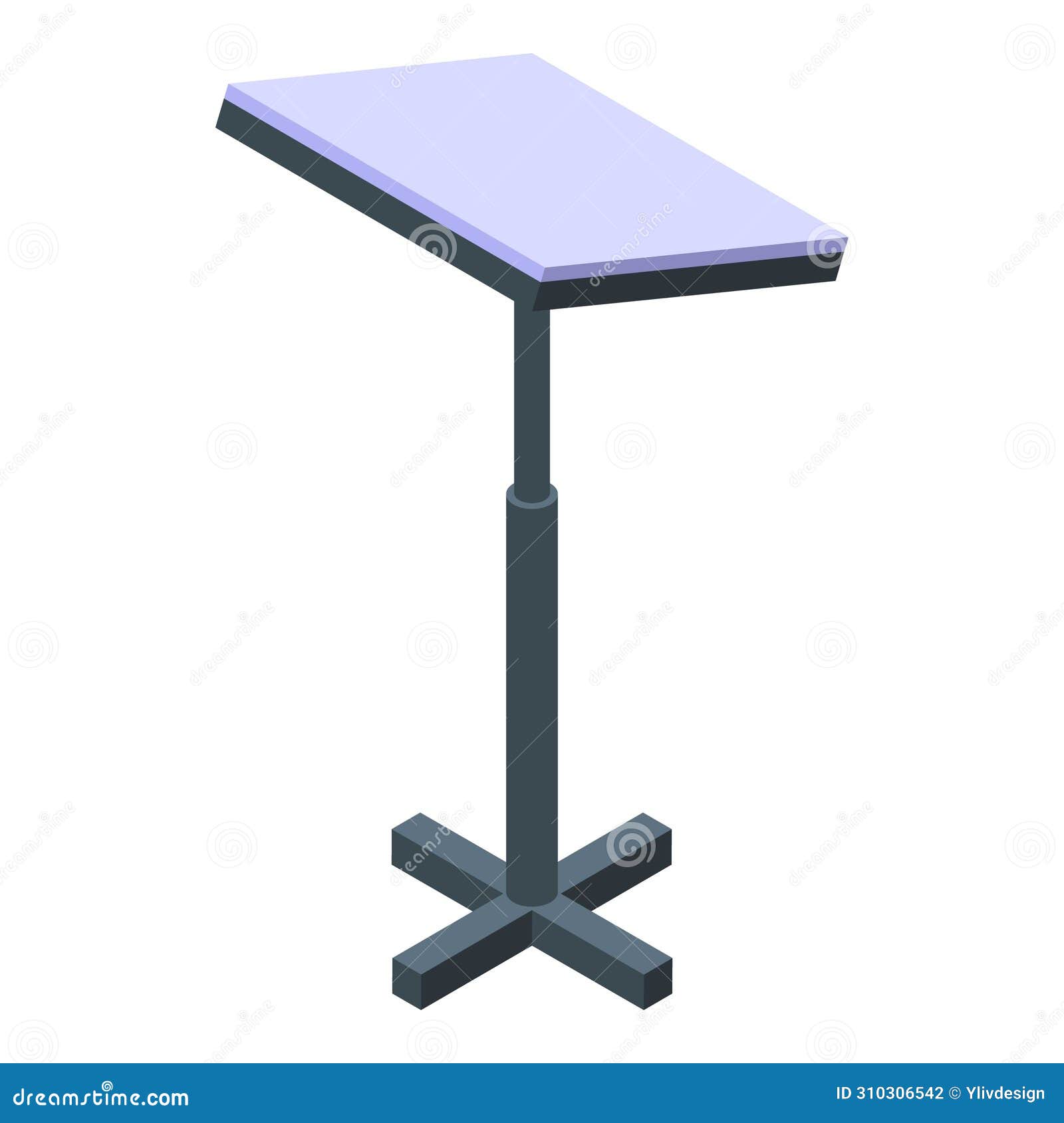 Speaking Tribune Icon Isometric Vector. Public Speaker Pulpit Stock ...