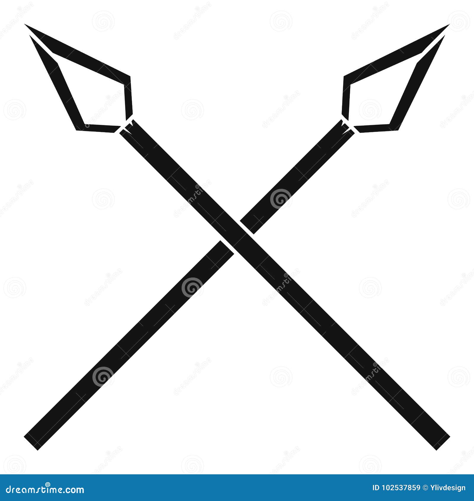 Simple Spear Stock Illustrations – 4,635 Simple Spear Stock ...