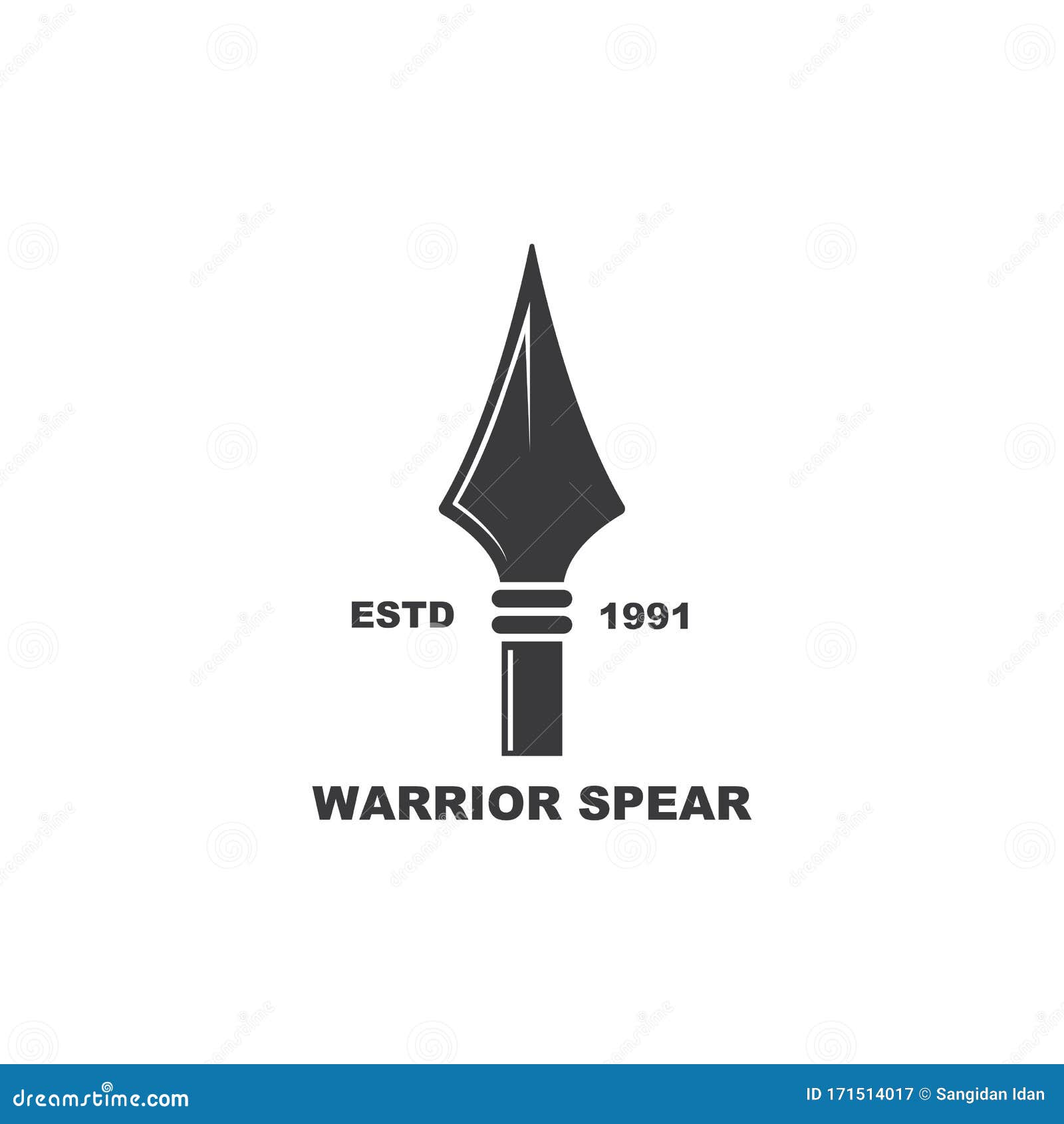 Spear Icon Vector Isolated On White Background, Spear Sign , Ancient ...