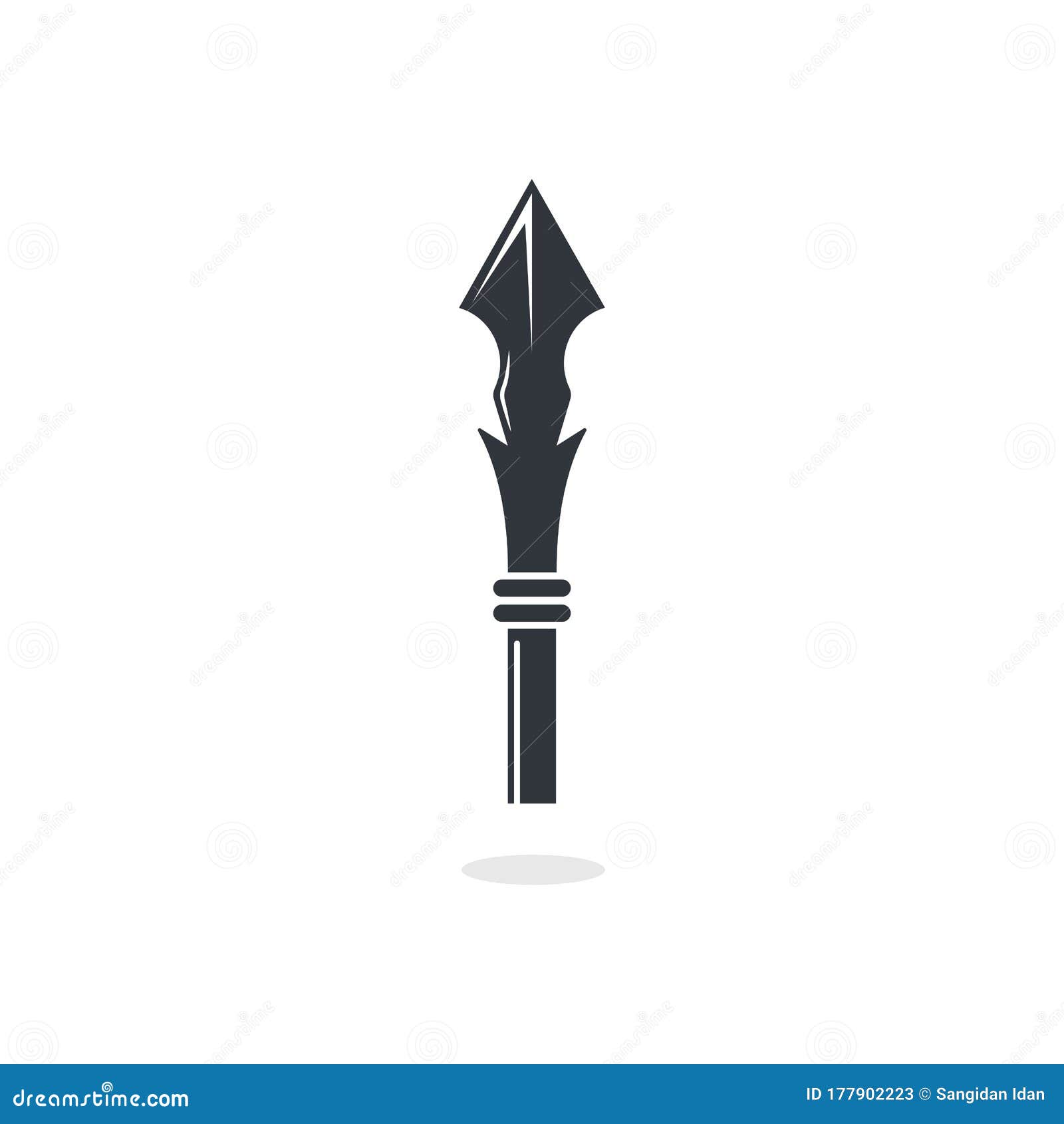 Spear Icon Vector Illustration Design Stock Vector - Illustration of ...