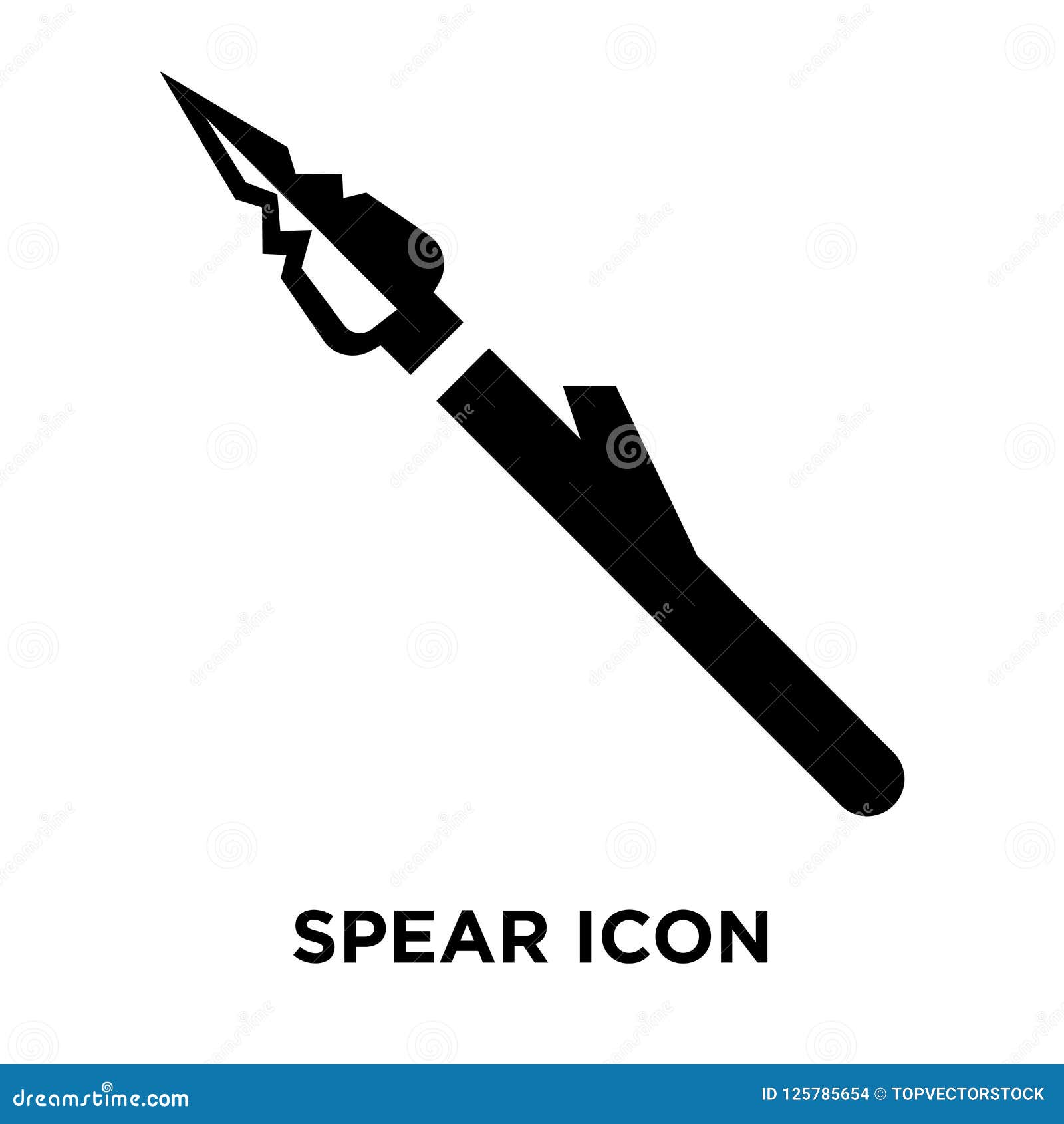 Spear Icon Vector From History Collection. Thin Line Spear Outline Icon ...