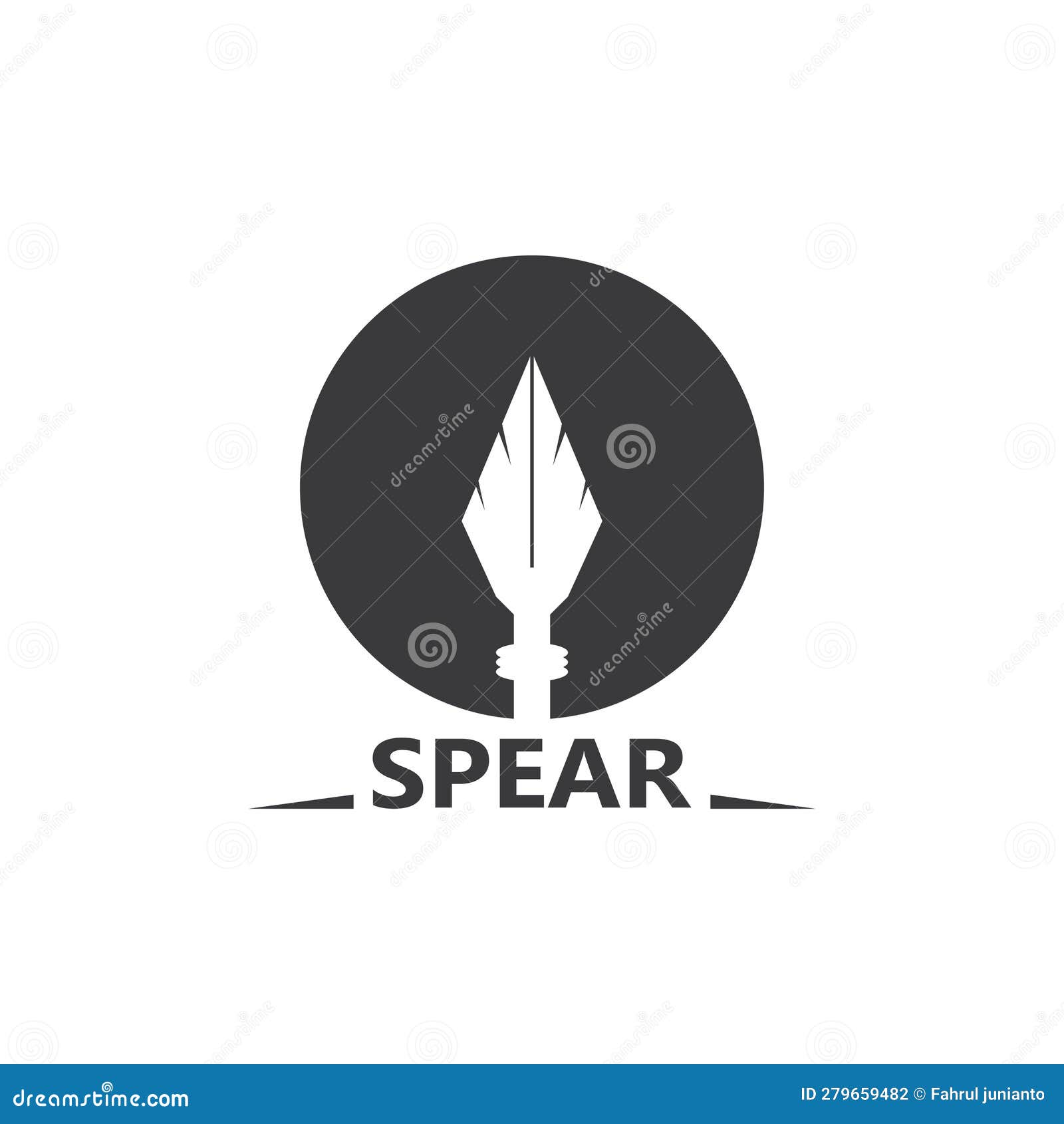 Spear Logo and Symbol Vector Design Illustration Stock Illustration ...
