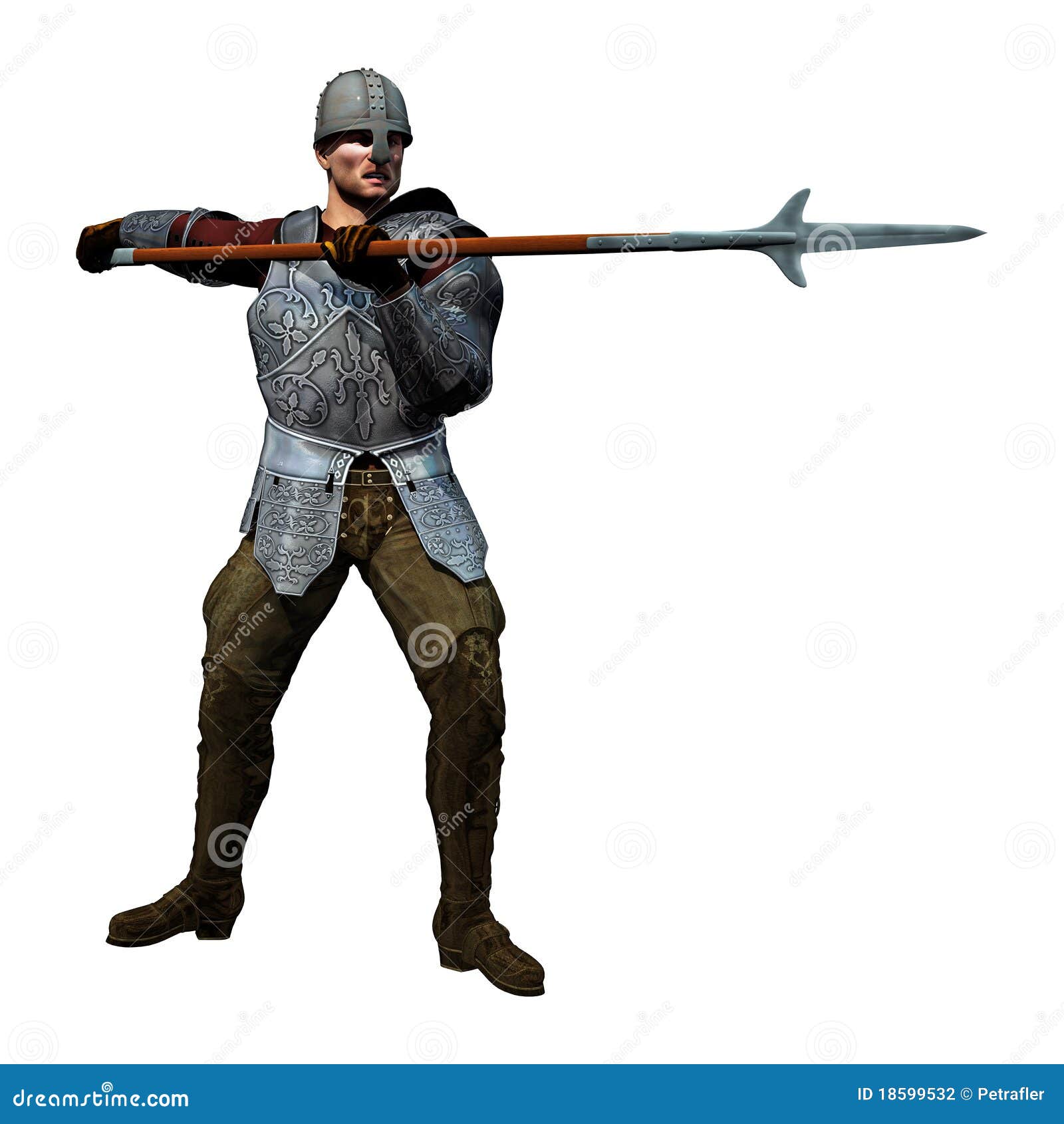 Spearman Receiving Stock Photography - Image: 18599532