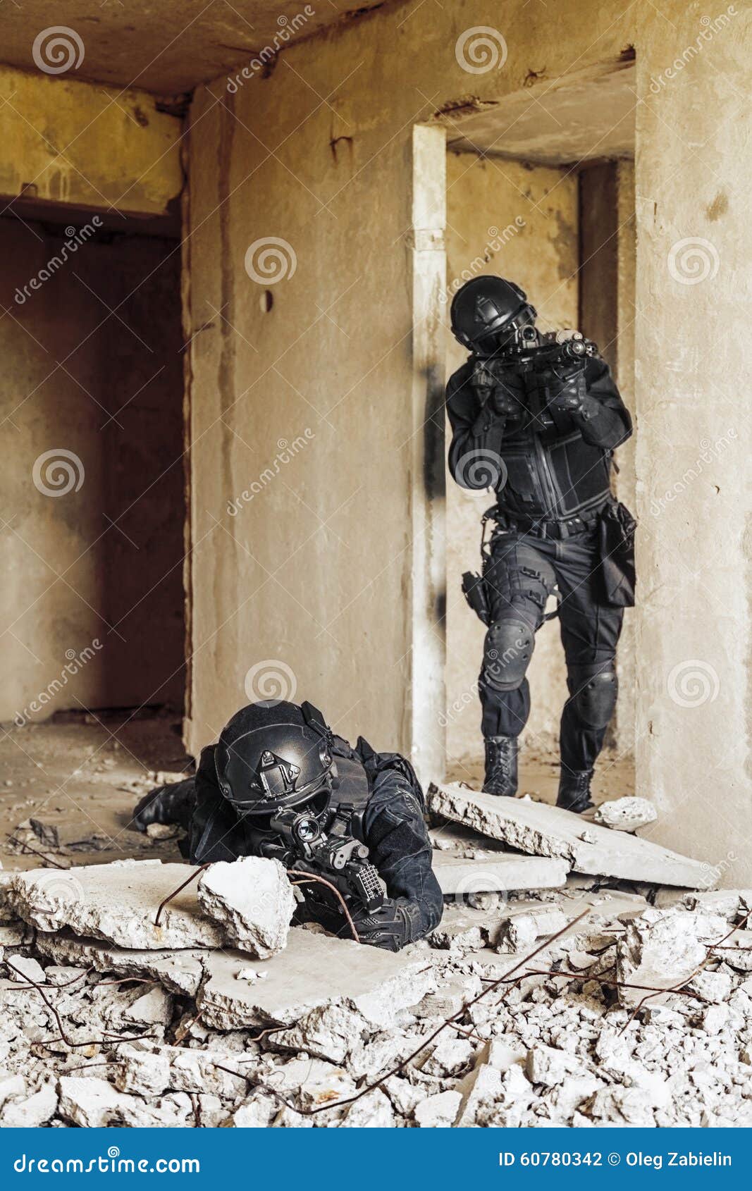 Spec Ops Police Officers SWAT Stock Photo - Image of commando, police ...