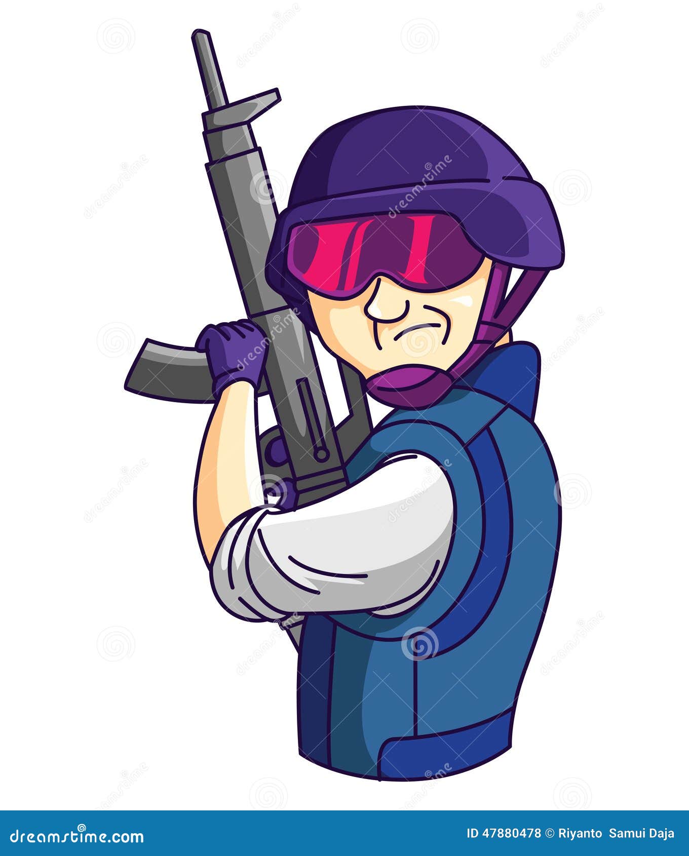 Special Agent Show Id. Handsome Male Character Wear Sunglasses And Dark ...