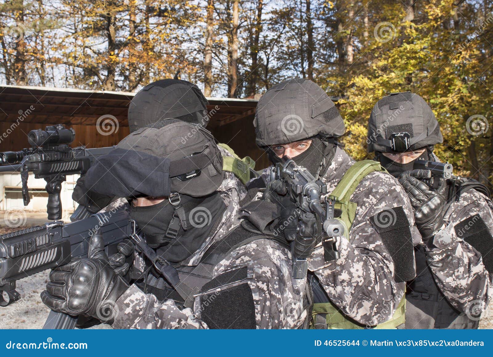 Special Anti-terrorist Squad Stock Photo - Image of bullets, action ...