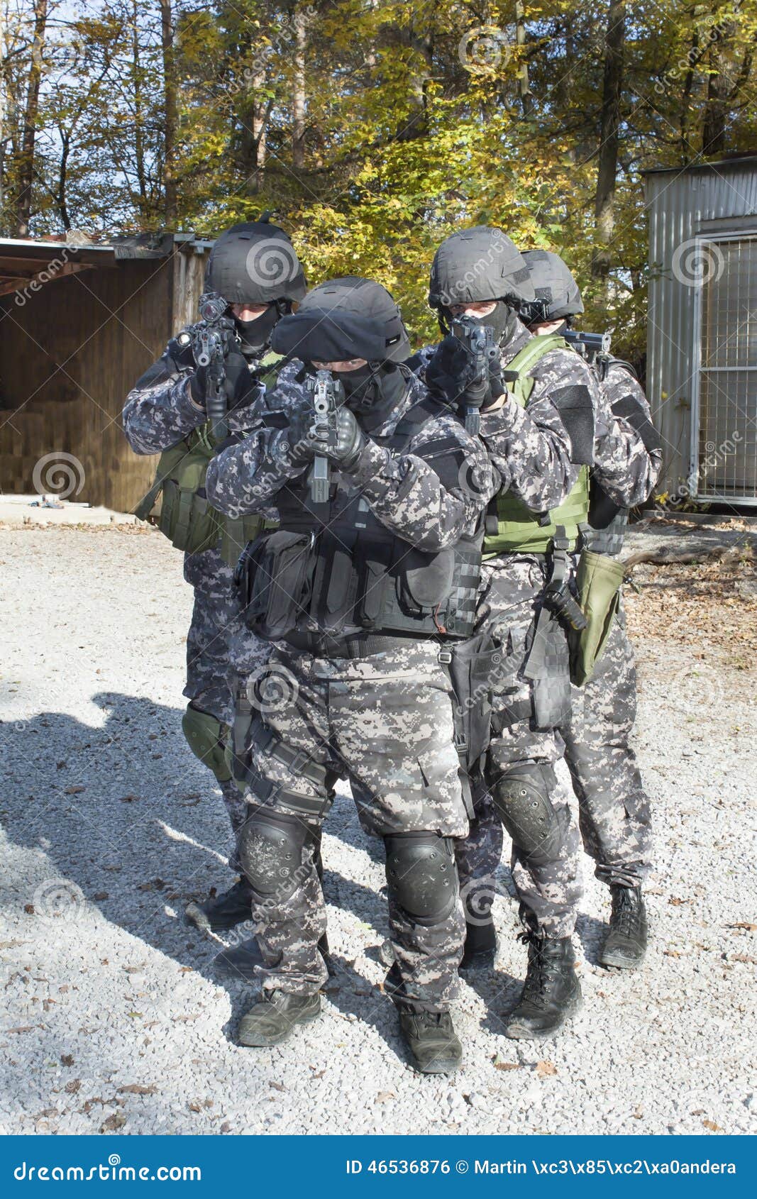 Special Anti-terrorist Squad Stock Photo - Image of range, action: 46536876
