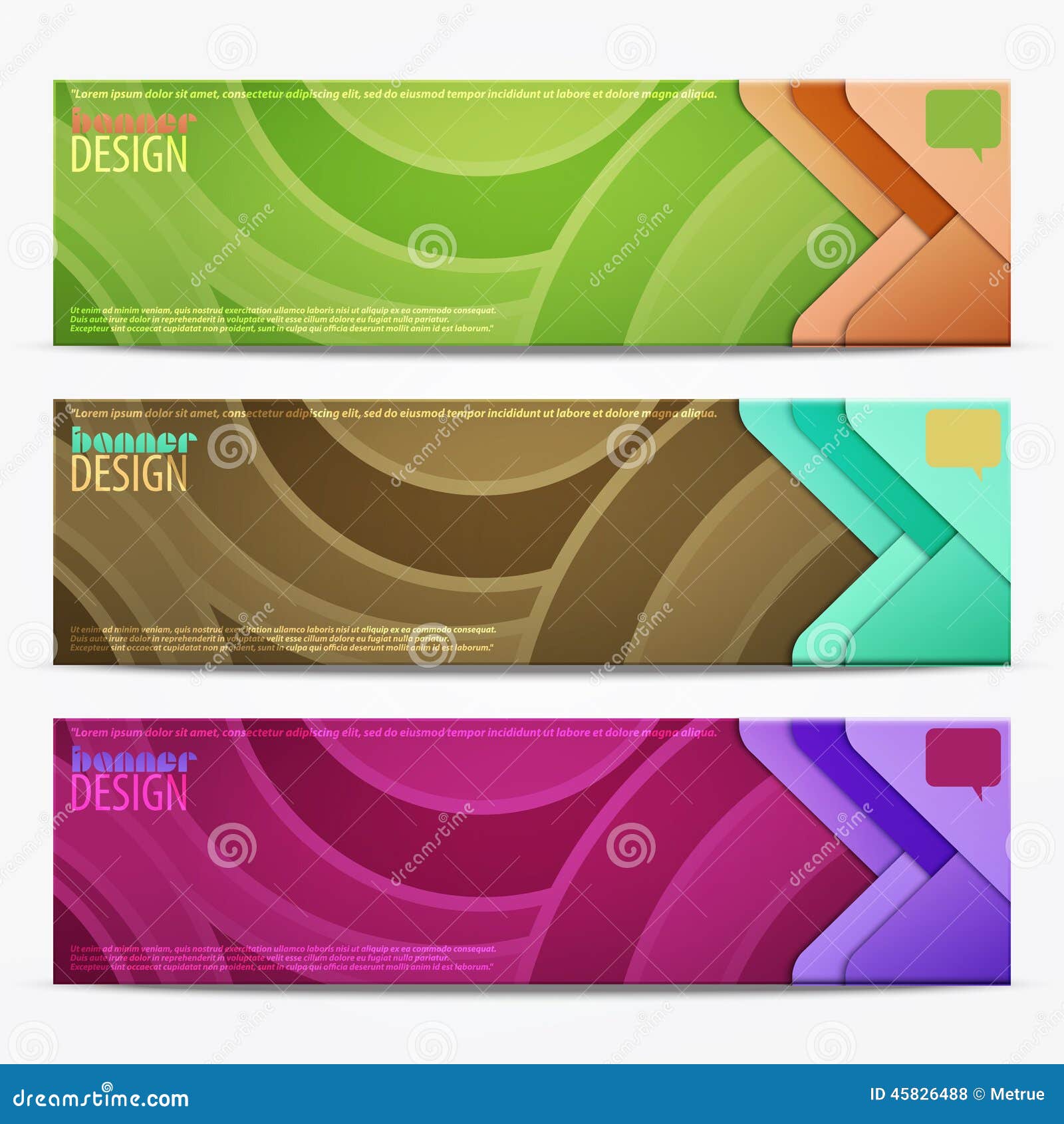 Special banners stock vector. Illustration of modern - 45826488