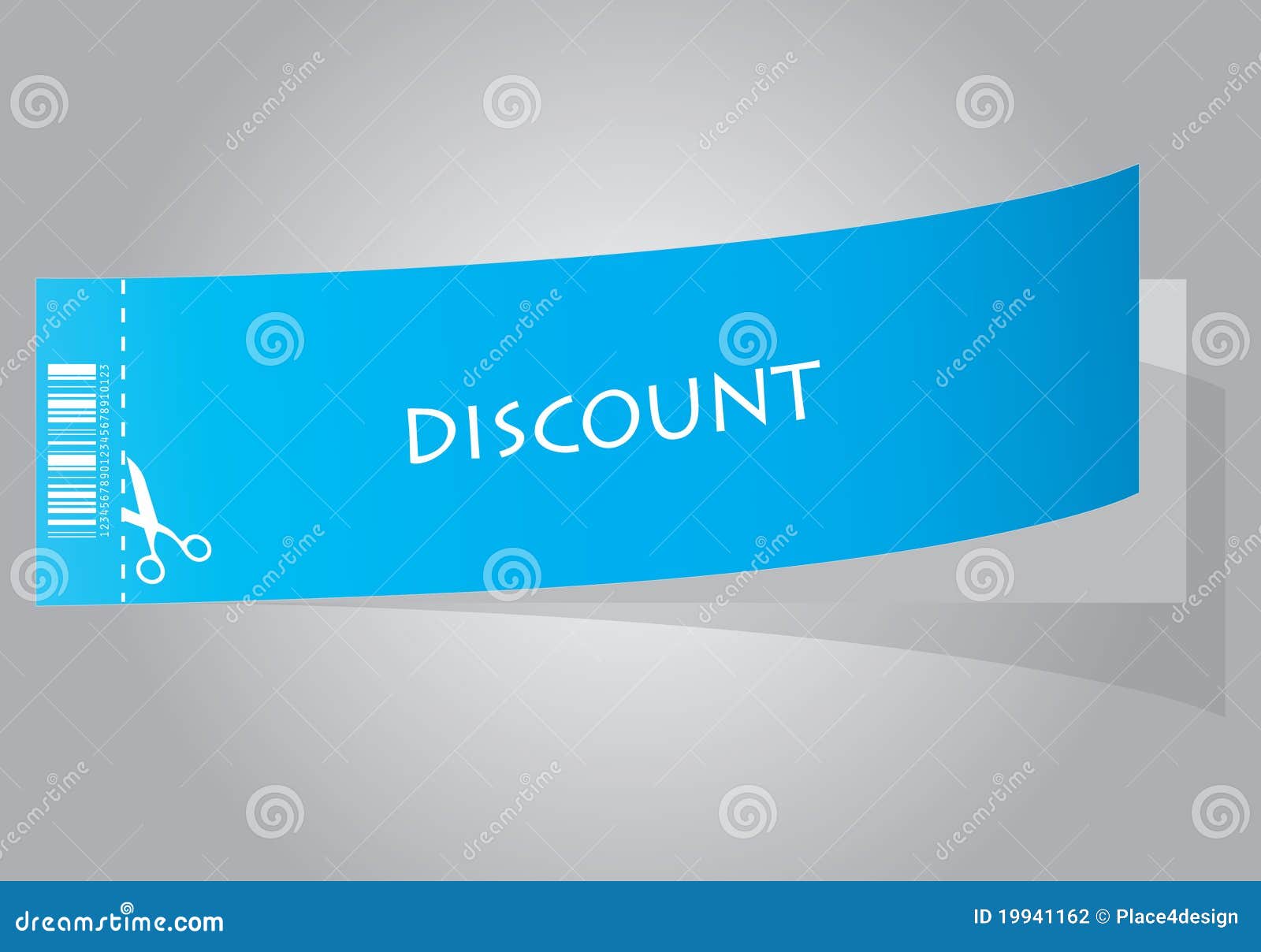 Special Blue Discount Coupon Stock Vector - Illustration of banner ...
