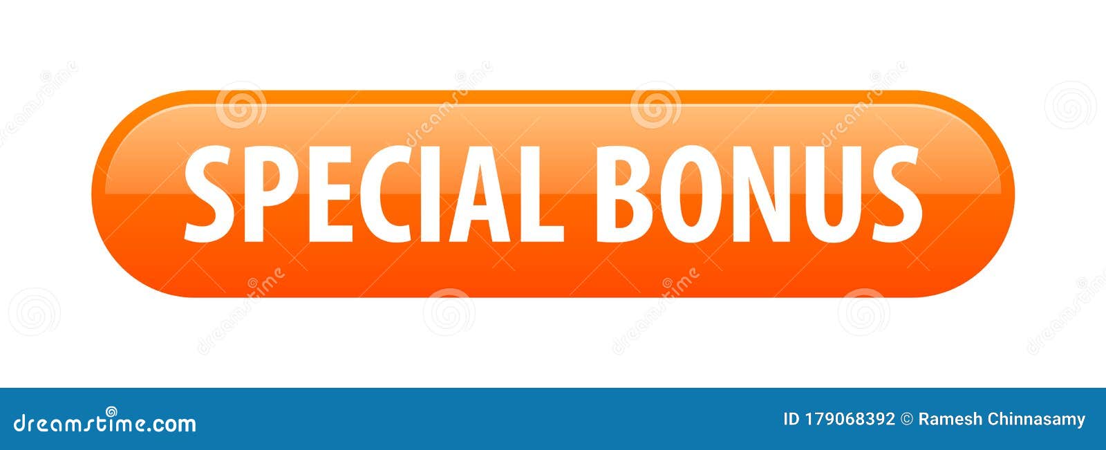 Special bonus button stock vector. Illustration of announcement - 179068392
