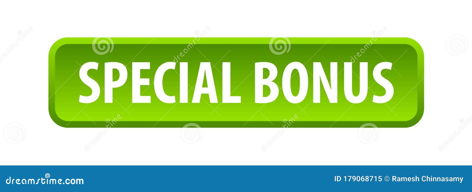 Special bonus button stock vector. Illustration of cost - 179068715