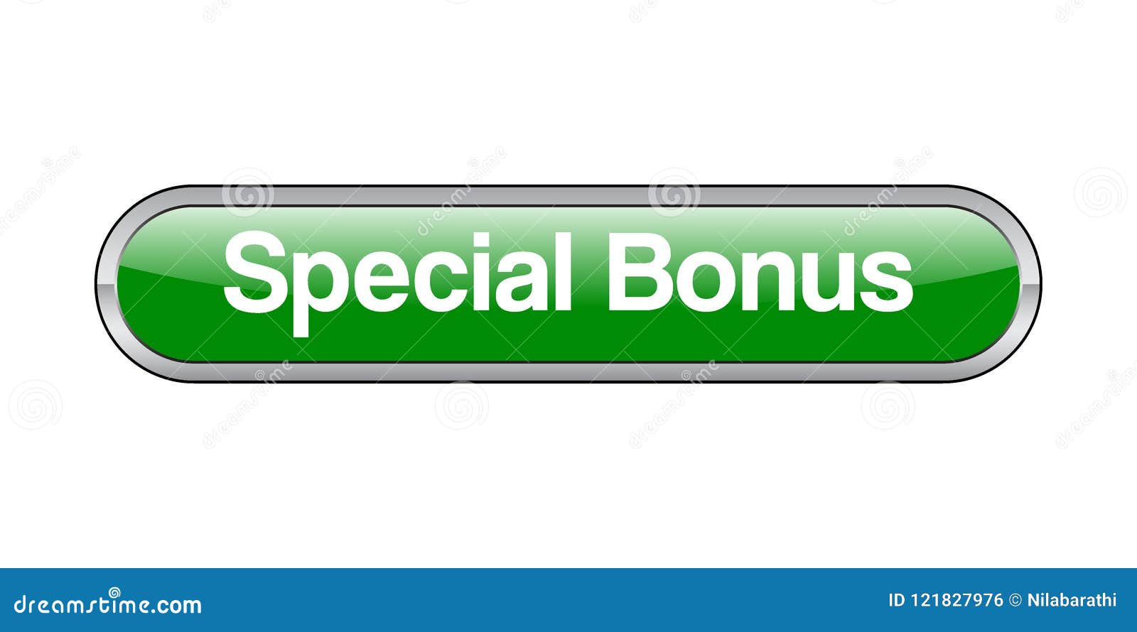 Special bonus button stock illustration. Illustration of cost - 121827976