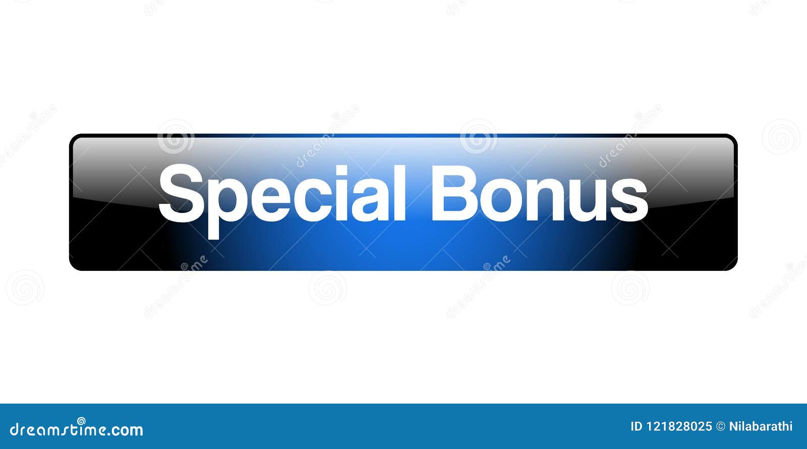 Special bonus button stock illustration. Illustration of button - 121828025