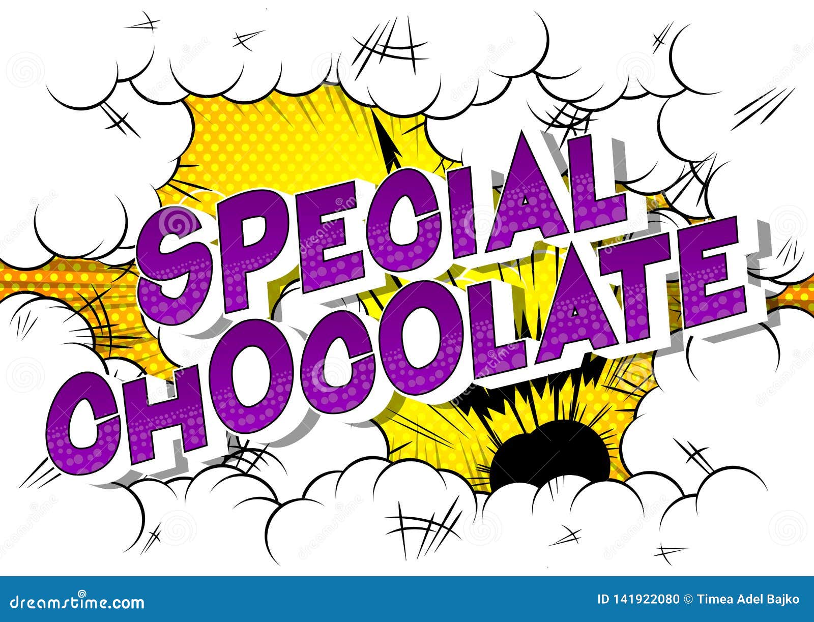 Special Chocolate - Comic Book Style Words. Stock Vector - Illustration ...
