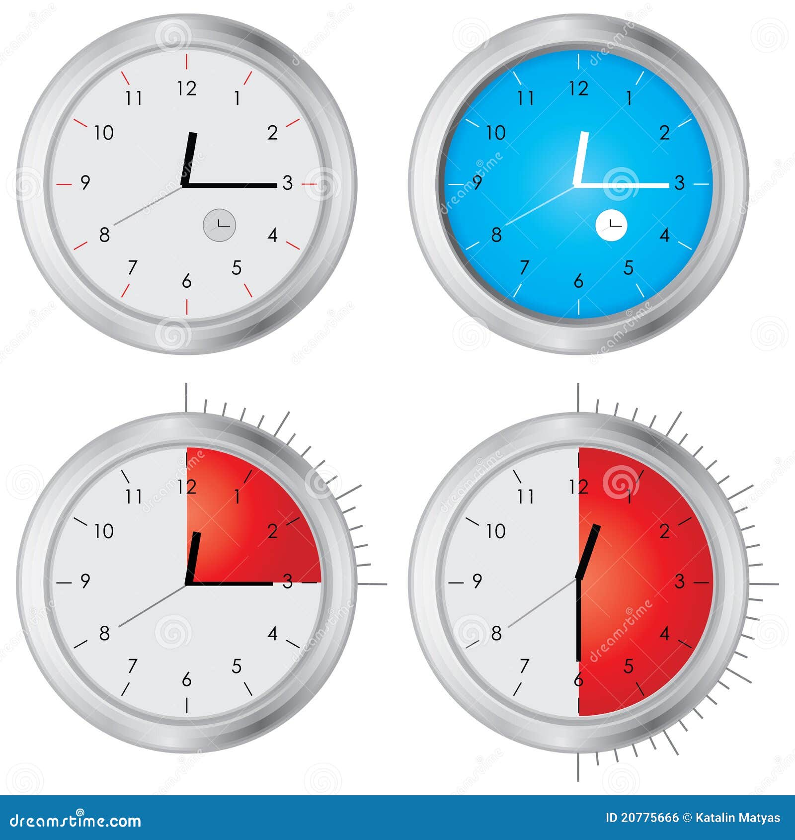 Special clock stock vector. Illustration of number, countdown - 20775666