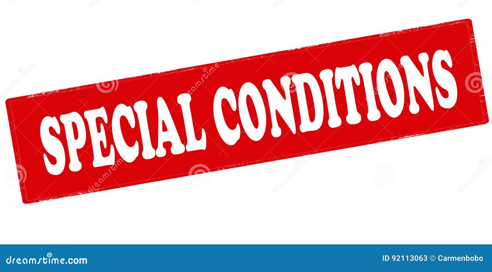 Special conditions stock illustration. Illustration of grunge - 92113063