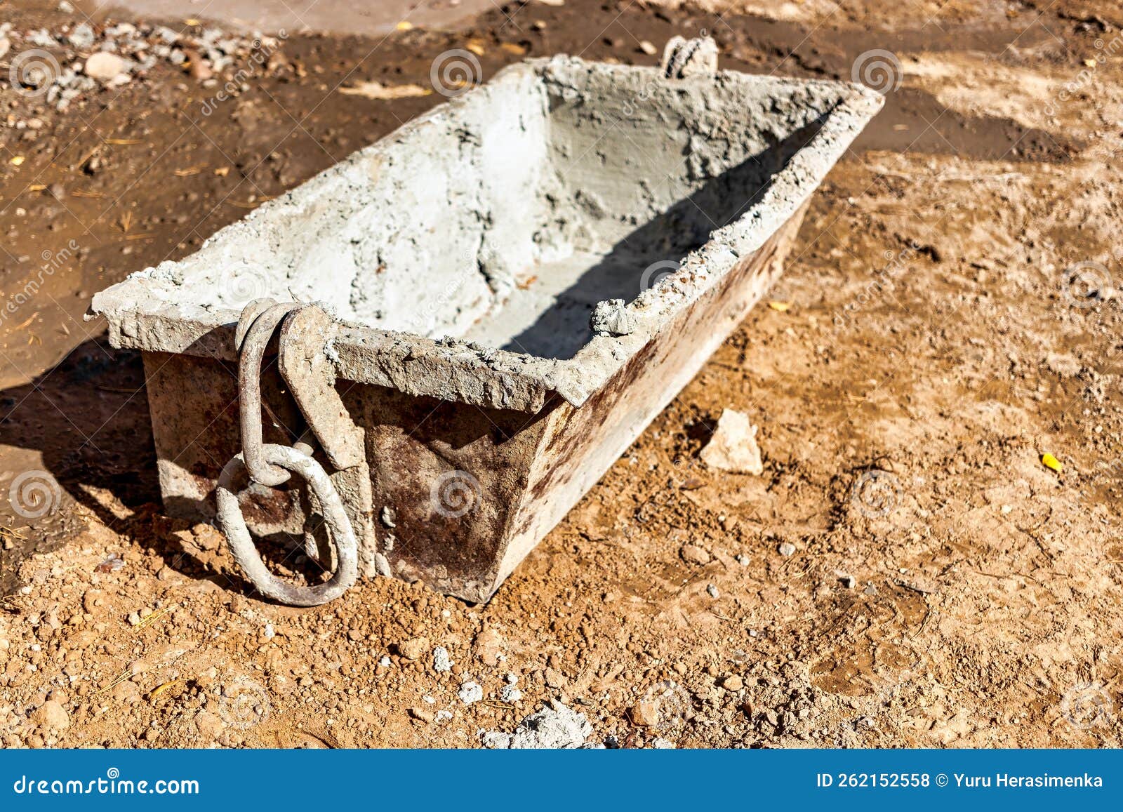 A Special Container in the Form of a Trough for Supplying Mortar or ...