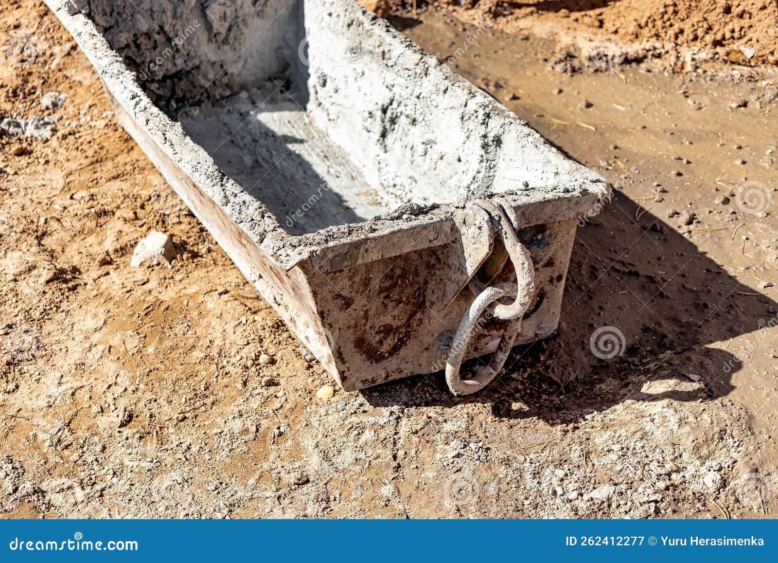 A Special Container in the Form of a Trough for Supplying Mortar or ...