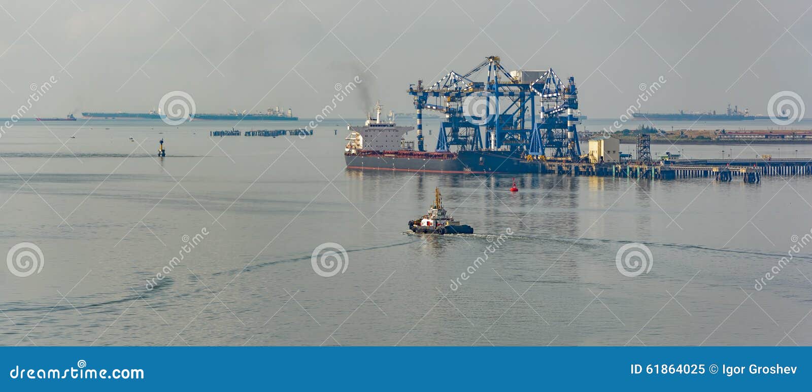 Special Continuous Ship Coal Unloader Stock Image - Image of ...