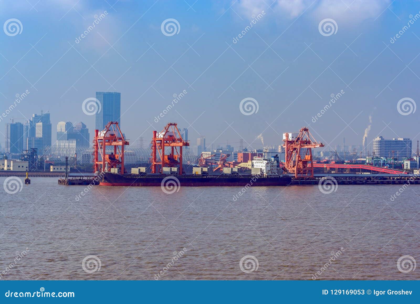 Special Continuous Ship Coal Unloader Stock Image - Image of chinese ...