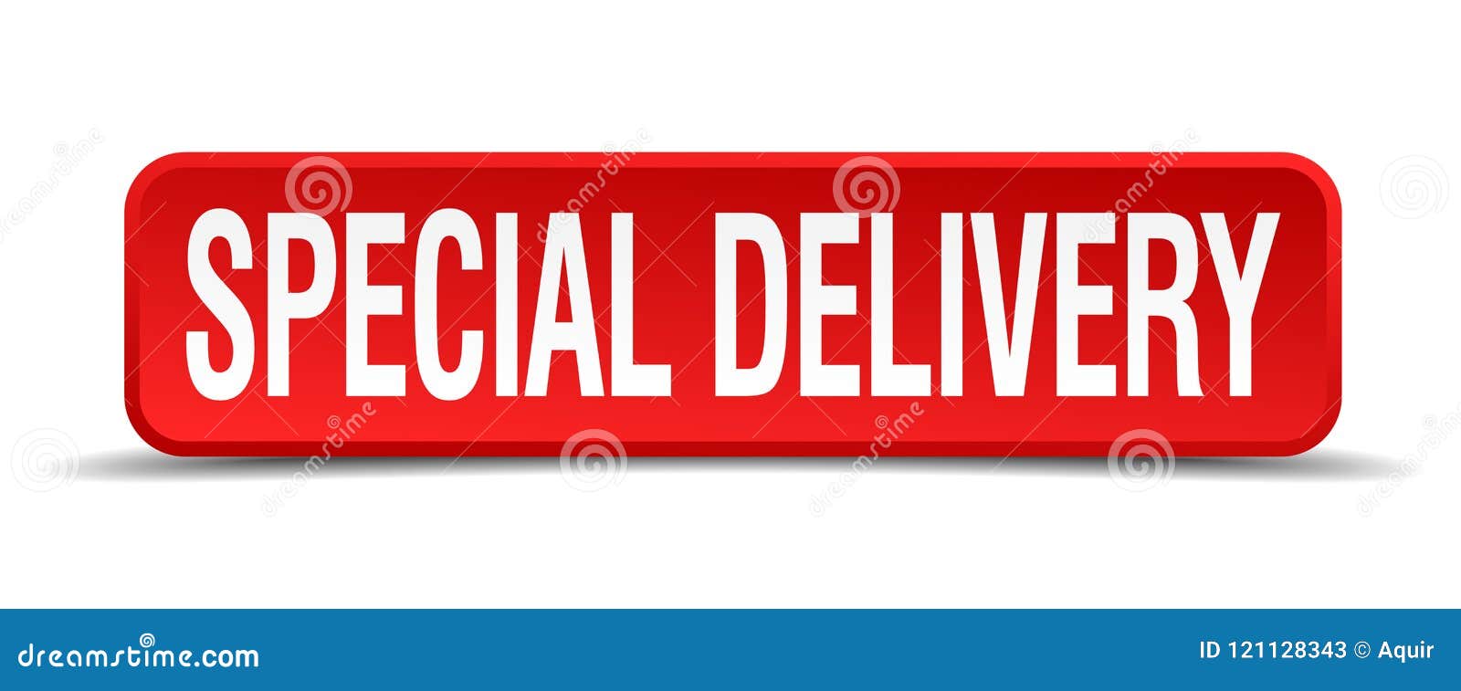 Special delivery button stock vector. Illustration of shiny - 121128343