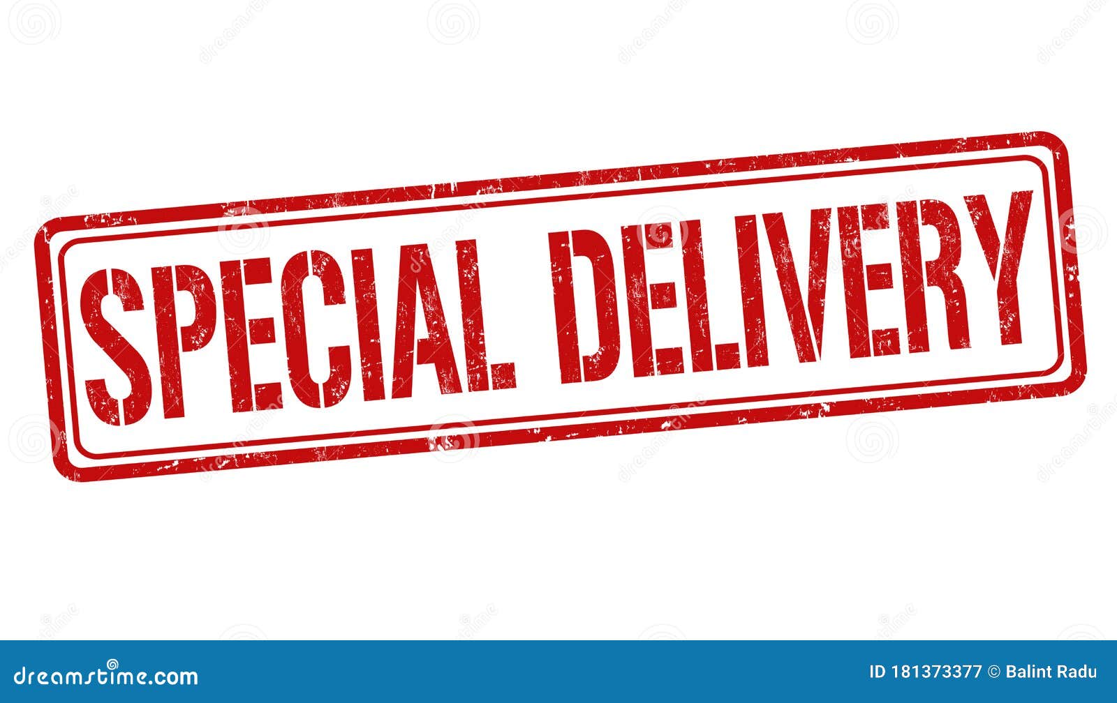 Special Delivery Sign or Stamp Stock Vector - Illustration of grunge ...