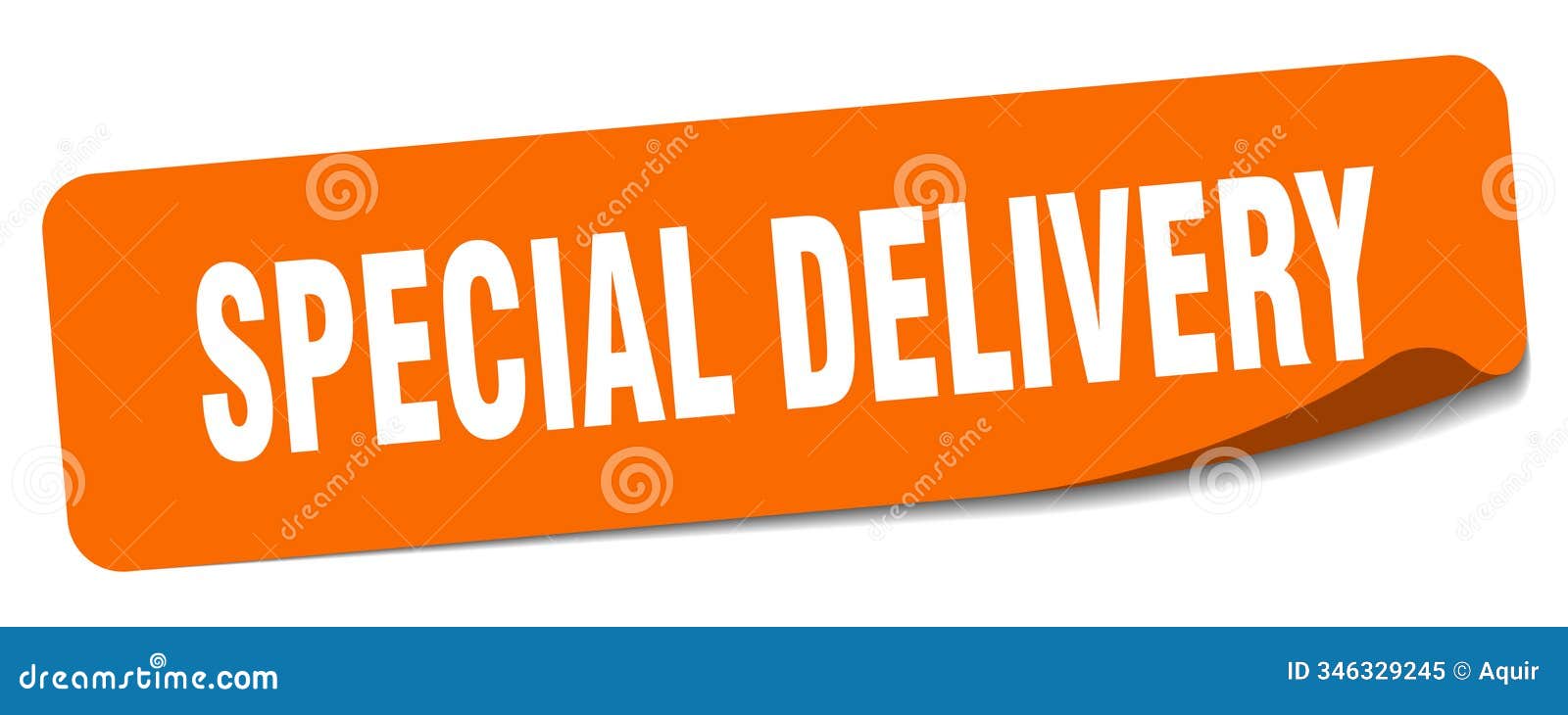 Special Delivery Sticker. Special Delivery Label Stock Vector ...