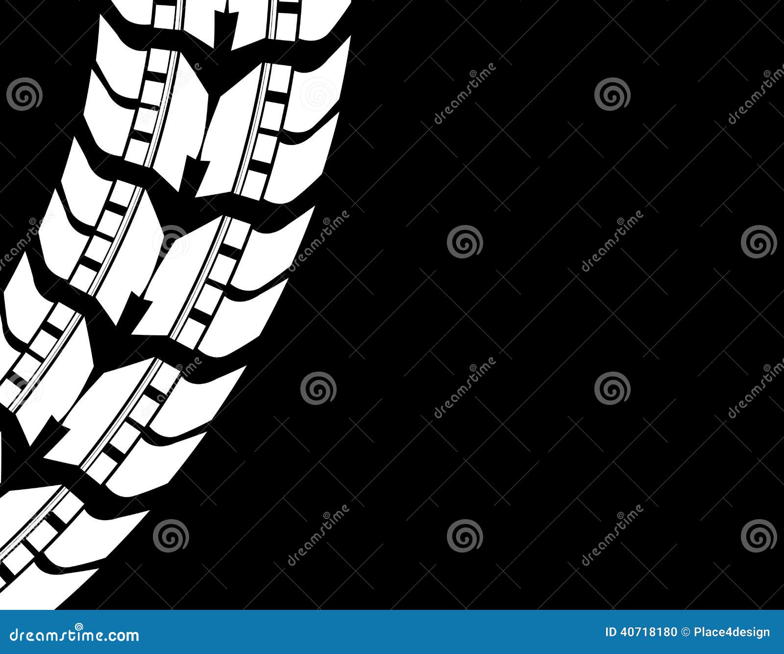 Special Detailed Tire Prints Stock Illustration - Illustration of print ...