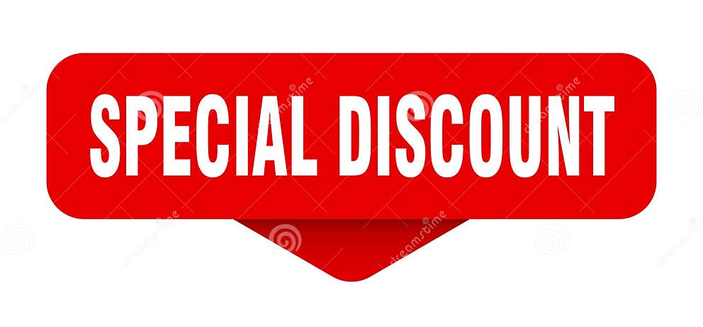 Special Discount Sticker. Special Discount Sign on Transparent ...