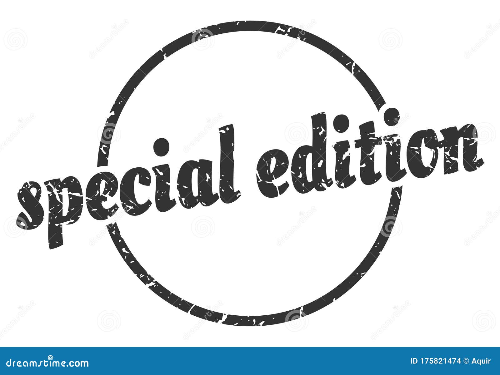 Special Edition Sign. Special Edition Round Vintage Stamp Stock Vector ...