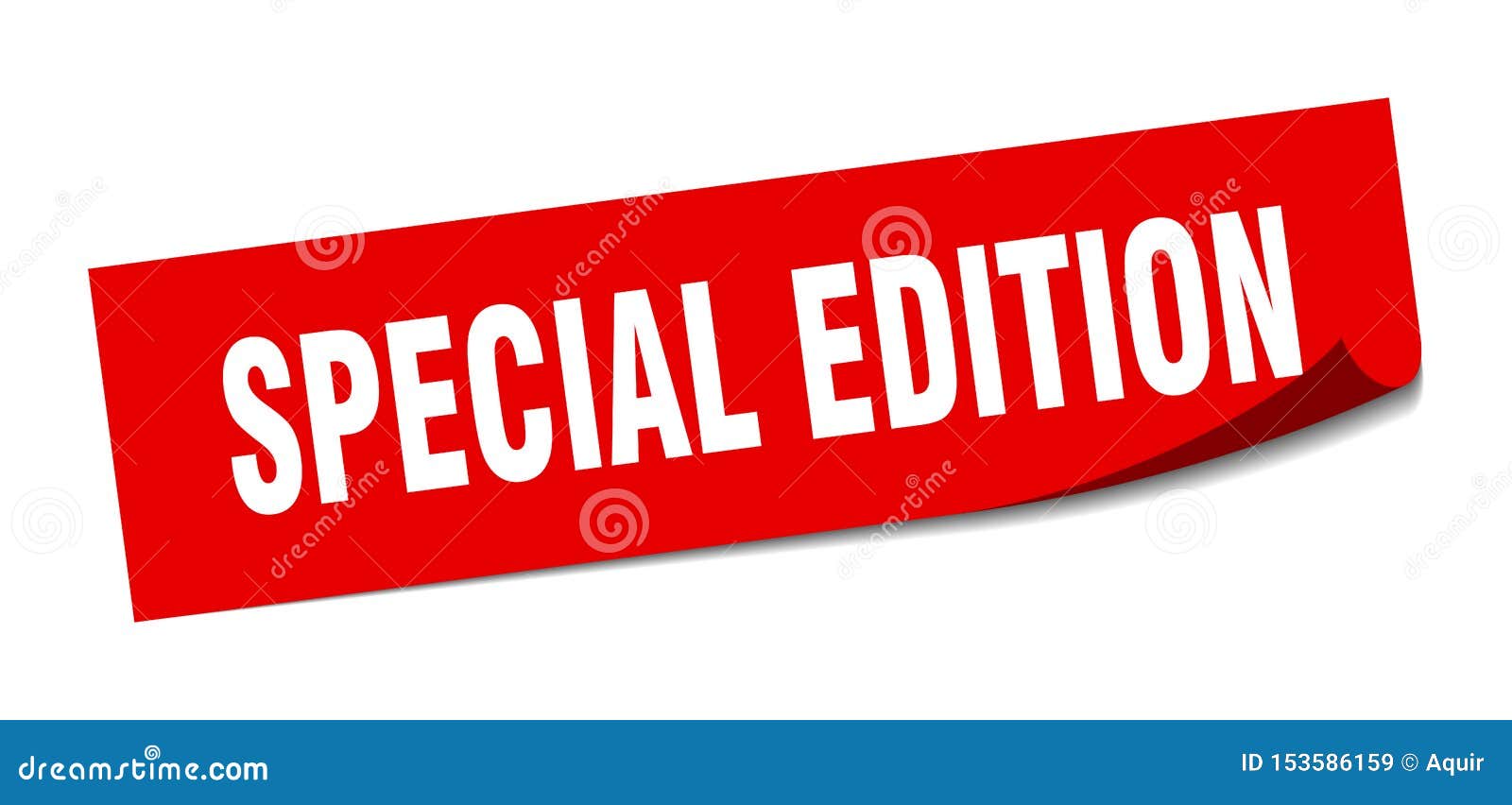 Special edition sticker. stock vector. Illustration of paper - 153586159