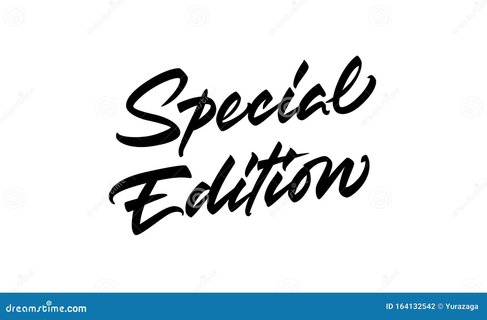 Special Edition Vector Lettering Stock Vector - Illustration of label ...