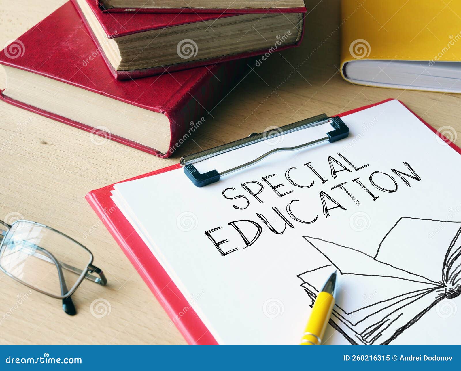Special Education is Shown Using the Text Stock Image - Image of life ...