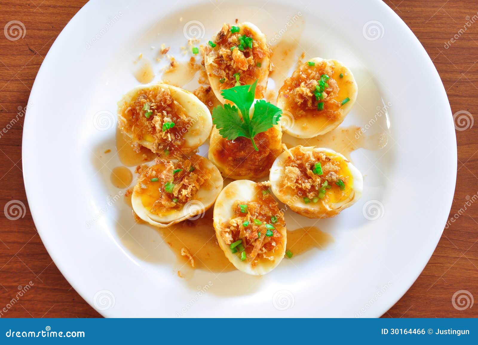 Fansy eggs dish stock photo. Image of boiled, diet, asian - 30164466